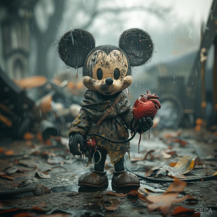 Horror Mickey - PikPoket. Mini Prints, Enamel Pins + More