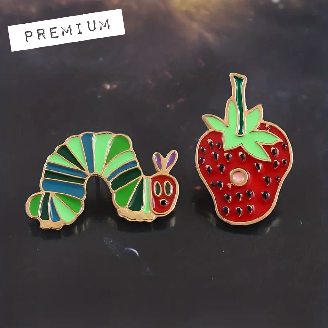 The Hungry Caterpillar Premium Pin - PikPoket. Mini Prints, Enamel Pins ...